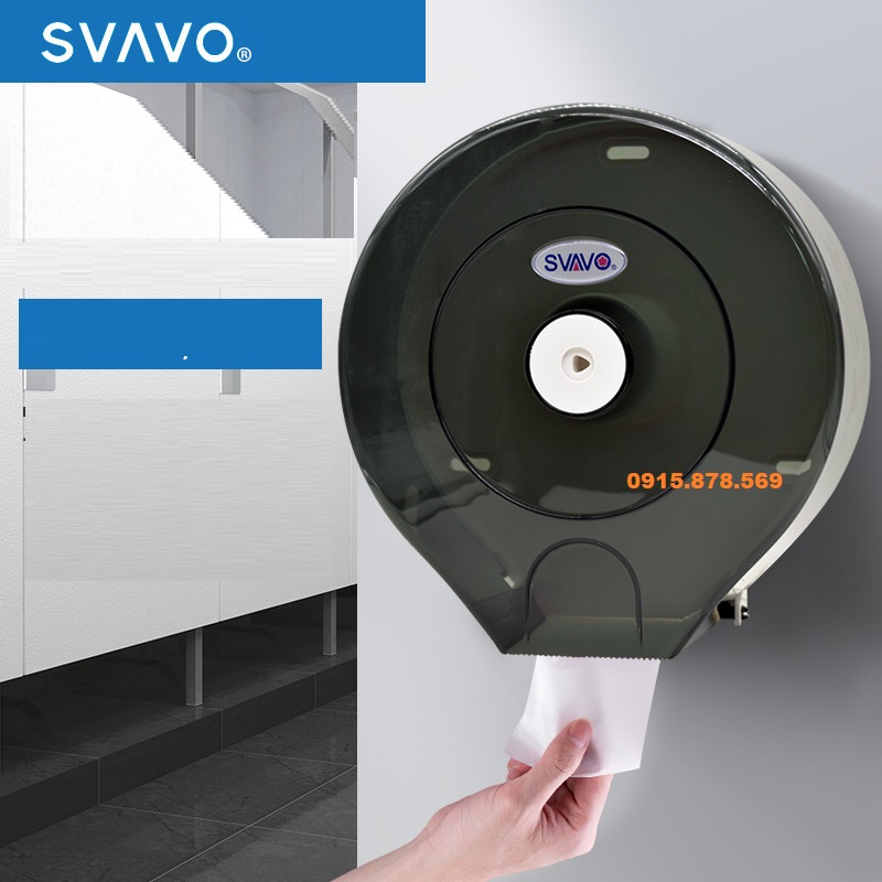 Hộp đựng giấy vệ sinh Svavo v610 (Màu trắng)