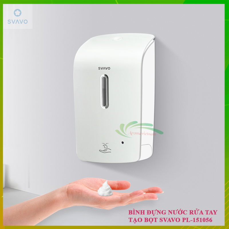 Hộp đựng nước rửa tay tạo bọt cảm ứng tự động SVAVO PL-151056